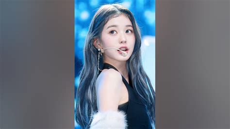 아이브 장원영 하늘색염색 Youtube