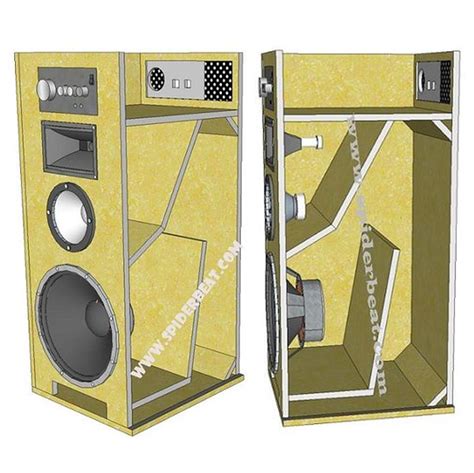 Ukuran Skema Box Speaker Aktif 3 Way 15 Inch 700w Bass Besar Artofit