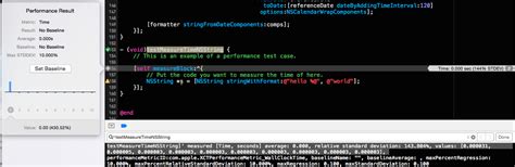 Objective C Why Does The First Run Of Xctestcase Measureblock