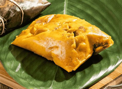 Colombian Tamal Tolimense Stuffed Corn Dough Delishglobe