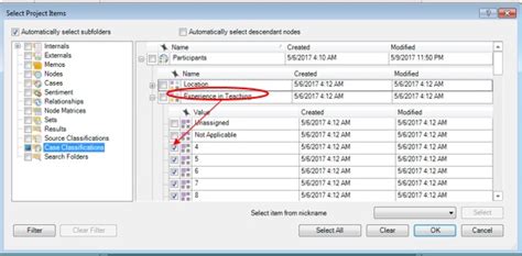 Generating Nvivo Matrix Coding Query