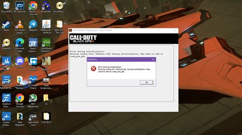 Black Ops 2 Error During Initialization Missing Config File Default