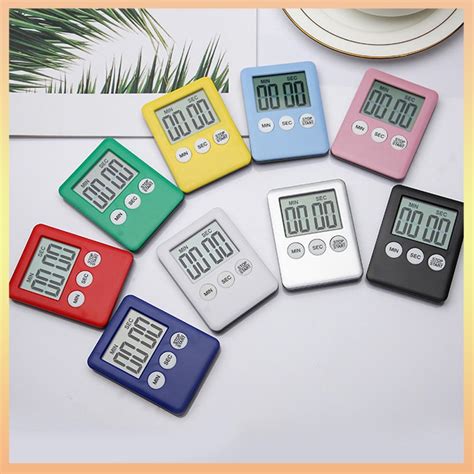 Single Timer Kitchen Clock Egg Clock Digital Timer Stop Watch Baking