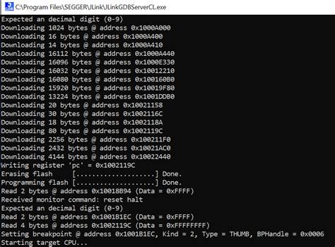 Debugger Gets Stuck On Starting Target Cpu · Issue 899 · Marus