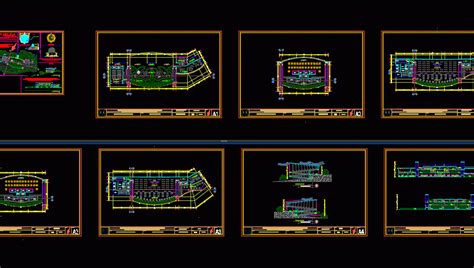 Public Library Dwg Elevation For Autocad • Designs Cad