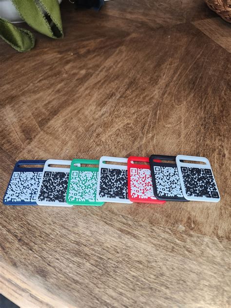 MINI Customizable Keychain QR Code Etsy