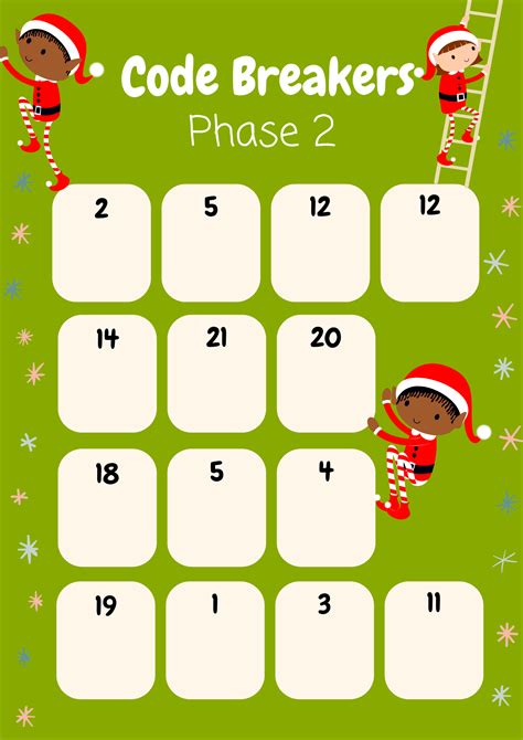 Christmas Code Breaker Play Makes Sense Phonics Games