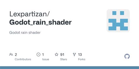 github lexpartizan godot rain shader godot rain shader