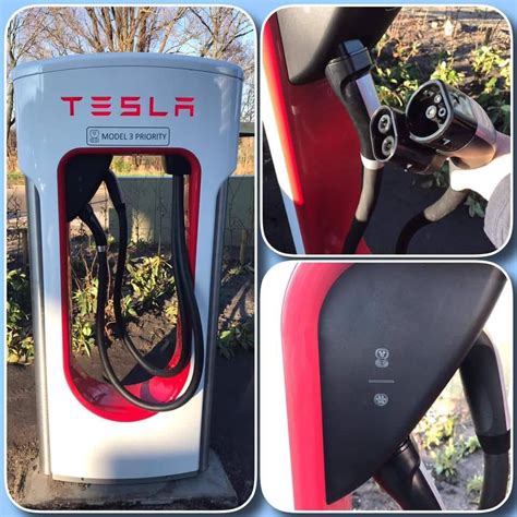 First Look Tesla Model Priority Supercharger Retrofitted With CCS Connector In Europe