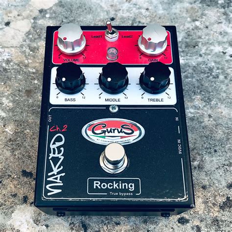 Gurus Amps Naked CH 2 2 Channel Distortion Preamp Pedals Reverb