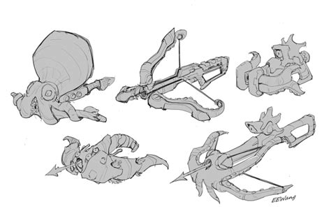 {线稿系列}东，西古现武器设计（枪，刀，棍，盾） 花瓣网