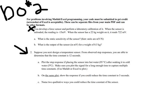 Solved For Problems Involving Matlab Excel Programming Your Chegg