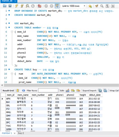 혼공s2주 Chapter03 Sql기본 문법