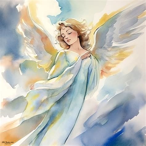 Ascending Angel Art
