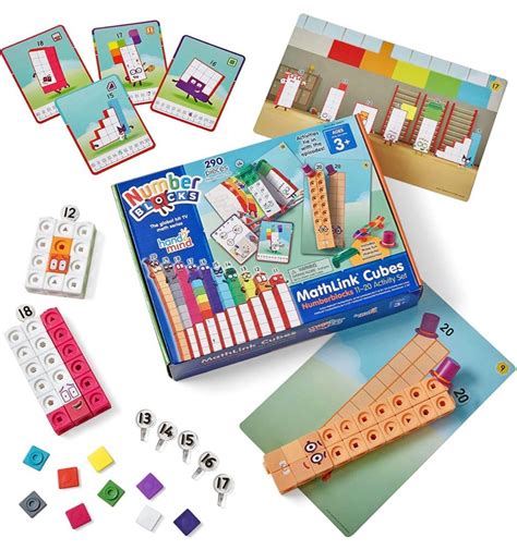 Hand2mind Numberblocks Mathlink Cubes 11 20 Activity Set 30 Numberblocks Activities Linked To