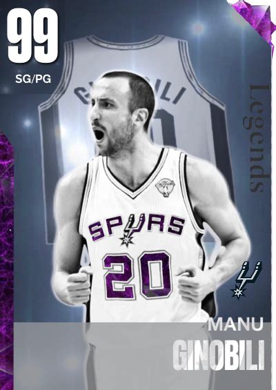 2kdb Myteam Database Nba 2k Custom Card Manu Ginobili By Gzilla76