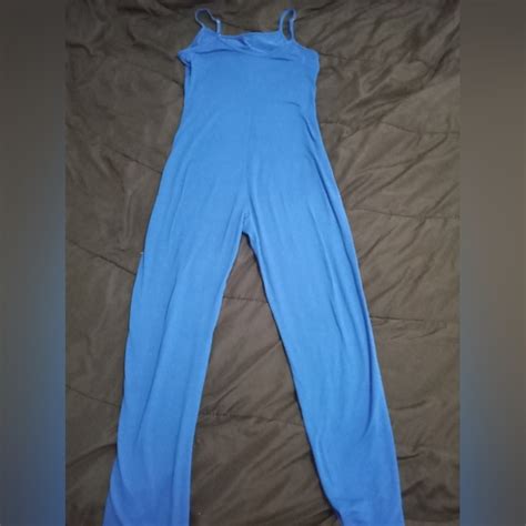 Shein Pants And Jumpsuits Royal Blue Unitard Jumpsuit S4 Shein Poshmark