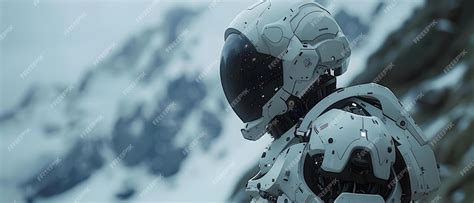 Robotic Guide On A Hightech Ascent Concept Artificial Intelligence