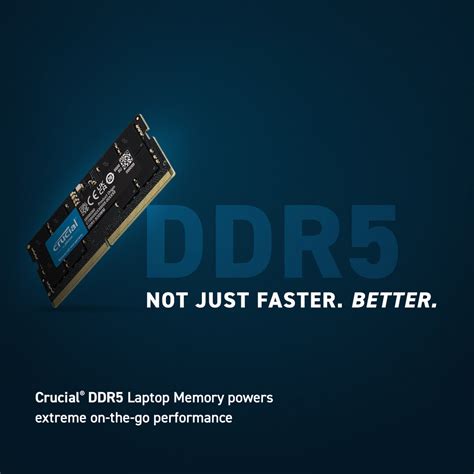 Crucial 8gb Ddr5 4800 Sodimm Ram Cl40 16gbit แรมสำหรับโน๊ตบุ๊ค ของแท้ ประกันศูนย์ตลอดอายุการ