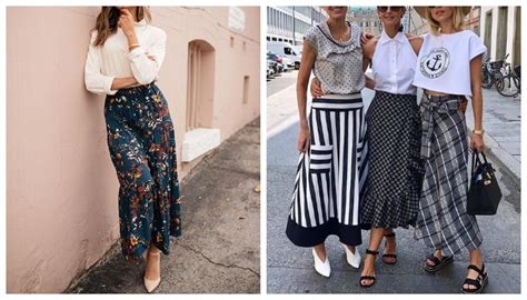 Стильные идеи как носить длинную юбку Ladyline Me Дзен