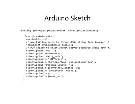 Iot Toolkit And The Smart Object Api Architecture For