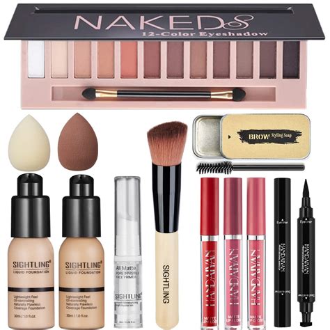 Complete Makeup Kit 12 Color Eyeshadow Palette Foundation Primer