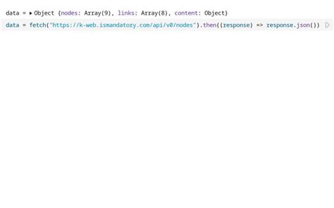Using The K Web Api Karl Svartholm Observable
