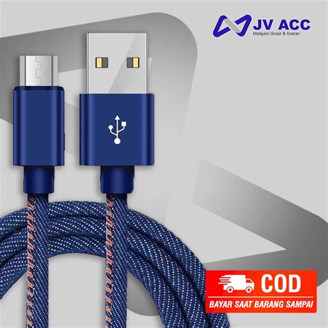 Jual Nvn Kd Nanvan Jeans Kabel Data Charger Fast Charging All Tipe Hp Shopee Indonesia
