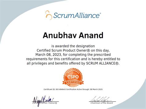 Anubhav Anand On Linkedin Scrumalliance Cspo Scrumproductowner Zinkworks 14 Comments