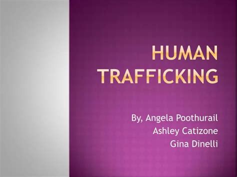 Ppt Understanding Human Trafficking A Fight For Victims Rights And
