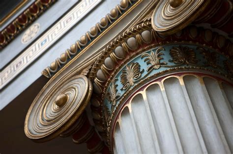 Premium Photo Low Angle View Of Ionic Column