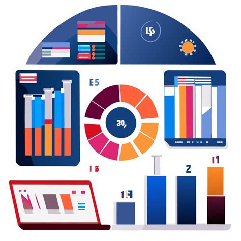 Templat Statistik Pertumbuhan Pemasaran Atau Menganalisis Grafik