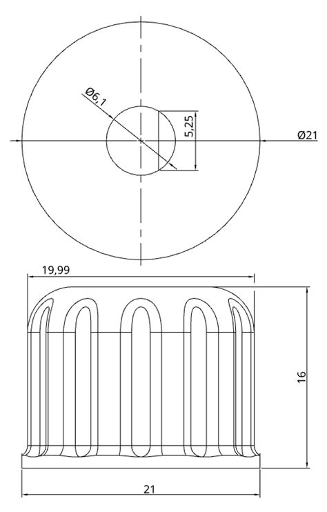 Potentiometer Rotary Encoder Knob By Underground Botanist Download Free Stl Model