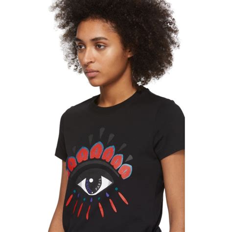Kenzo Black Limited Edition Holiday Eye T Shirt Kenzo