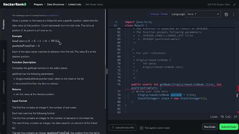 16 Hackerrank Get Node Value Step By Step Solution Youtube