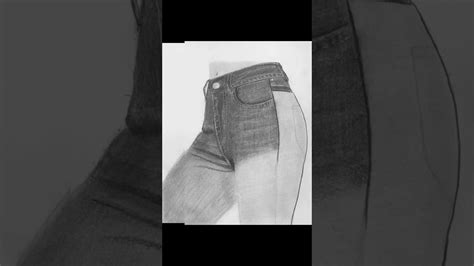Drawing Of A Pair Of Jeans Mastering Realistic Denim Folds Guide