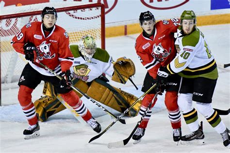 Icedogs Eliminate Battalion On National Tv North Bay News