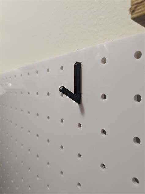 Pegboard Hook By Jr3gibbs Download Free Stl Model