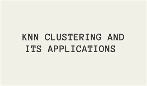 Knn Clustering For Predicting Economic Events