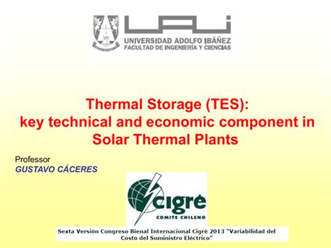 TES For CSP Plants
