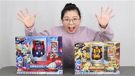 开箱炫卡斗士2最新款玩具，居然组成了“工地组合“？ Youtube