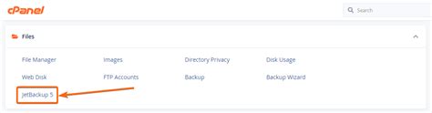 How To Restore Website Files Using Jetbackup