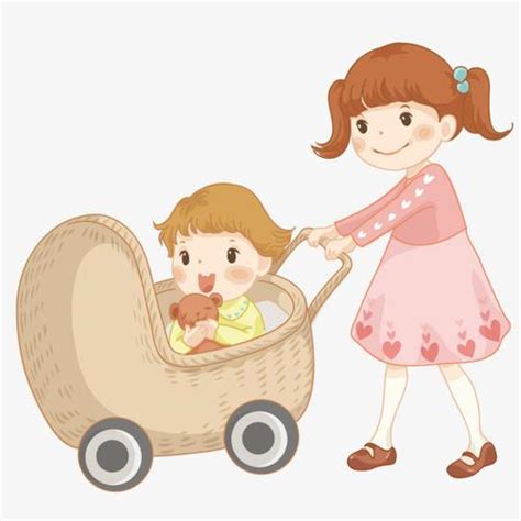 姐姐妹妹一起玩的简笔画 简笔画图片大全 普车都