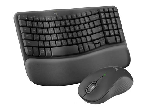 Logitech Wave Keys Mk670 Combo Wireless Ergonomic Keyboard With