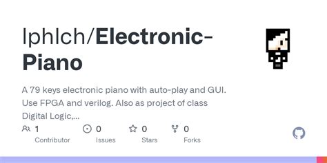 GitHub Lphlch Electronic Piano A Keys Electronic Piano With Auto Play And GUI Use FPGA