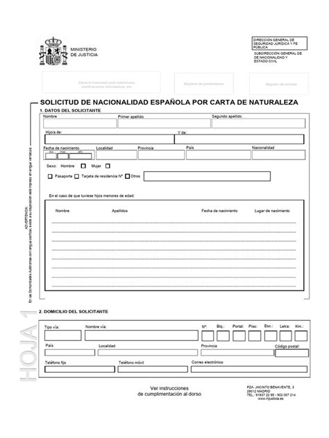 Carta De Naturalizacion Cualidades