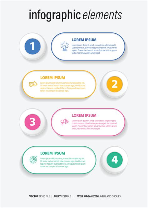 Business Infographic With Modern Design Vector 22604591 Vector Art At