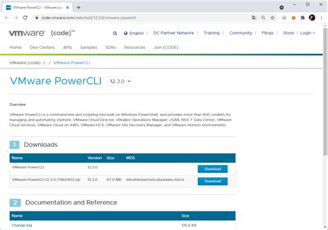 Установка Vmware Powercli Internet