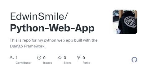 GitHub EdwinSmile Python Web App This Is Repo For My Python Web App Built With The Django