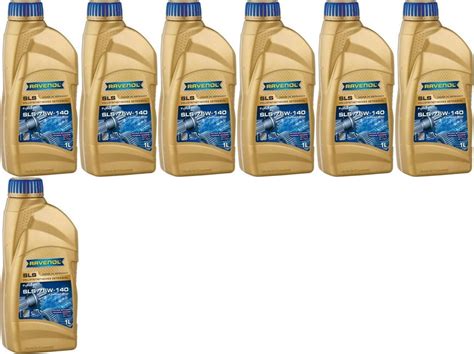 RAVENOL Getriebeoel SLS SAE 75W-140 GL 5 LS 1 Liter 7x 1l = 7 Liter ...